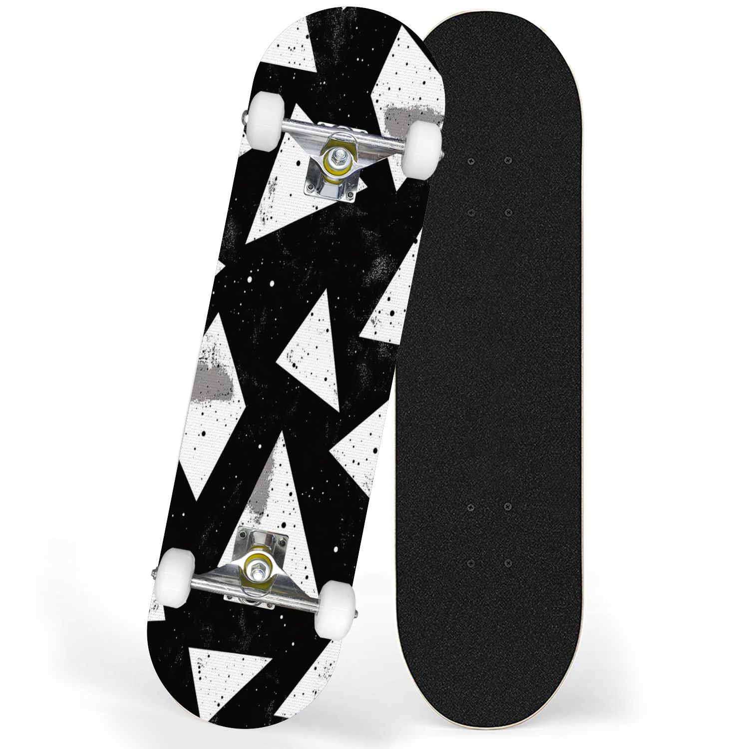 Complete Skateboards for Beginners,7 Layer Canadian Maple Double Kick ...