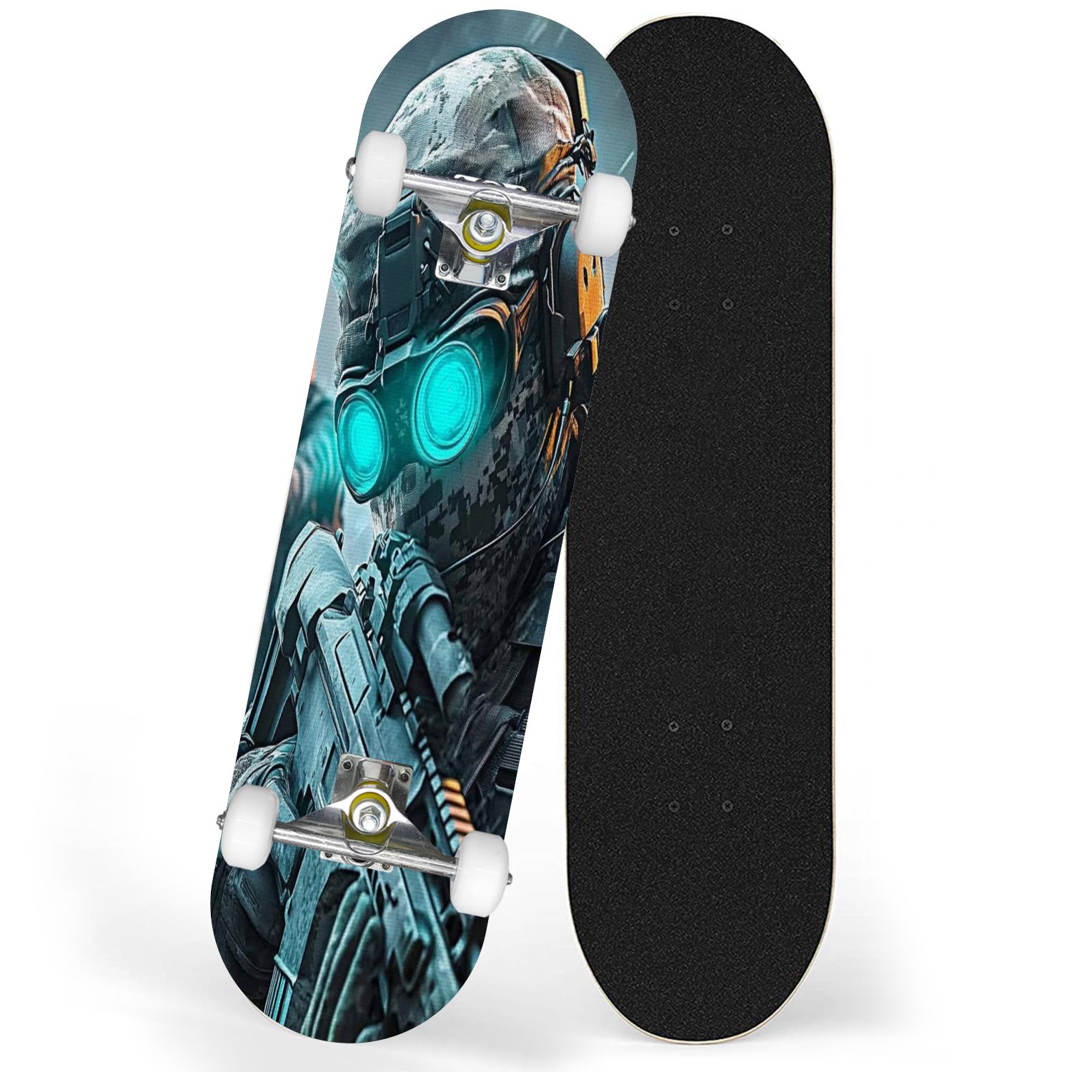 Complete Skateboards for Beginners,7 Layer Canadian Maple Double Kick ...