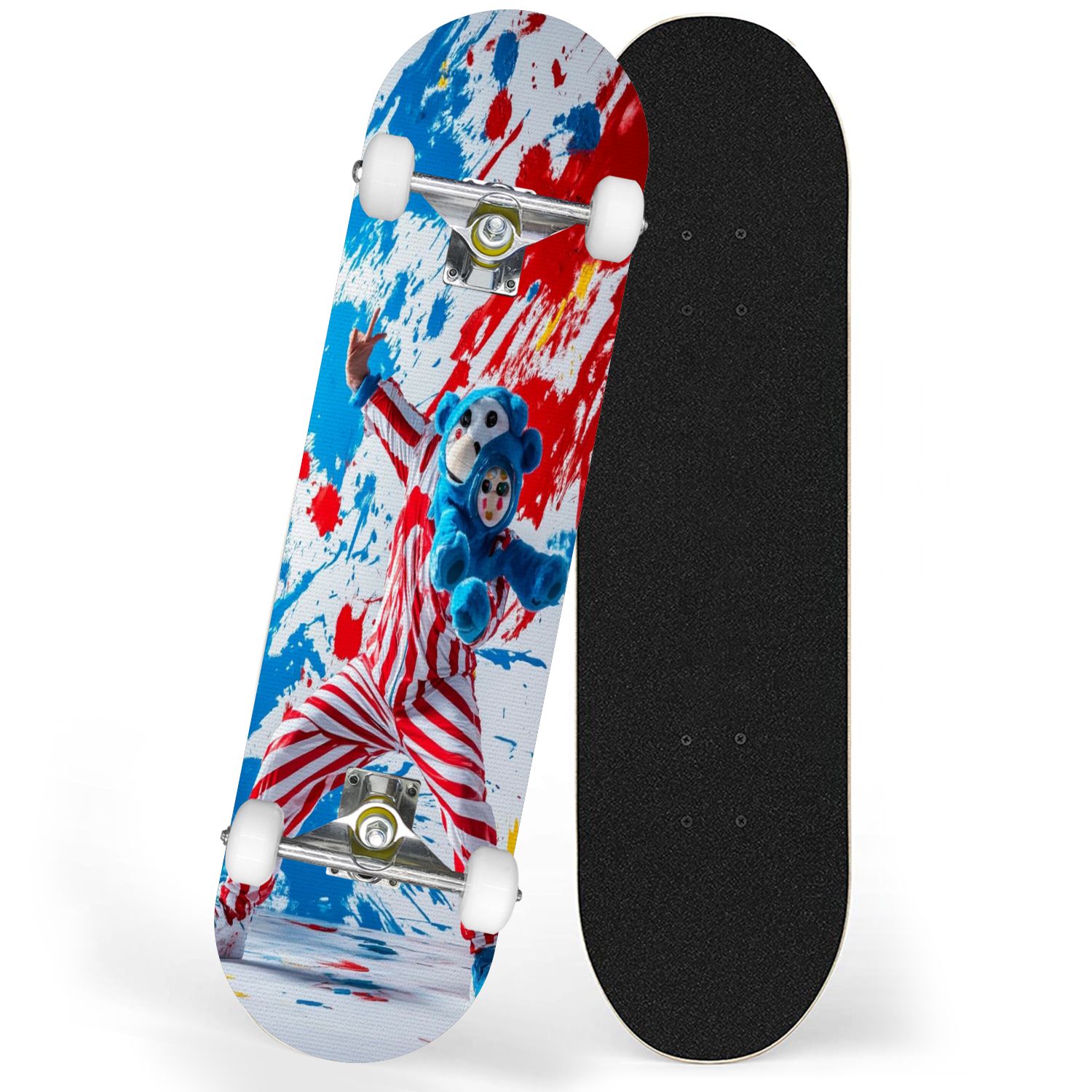 Complete Skateboards for Beginners,7 Layer Canadian Maple Double Kick ...