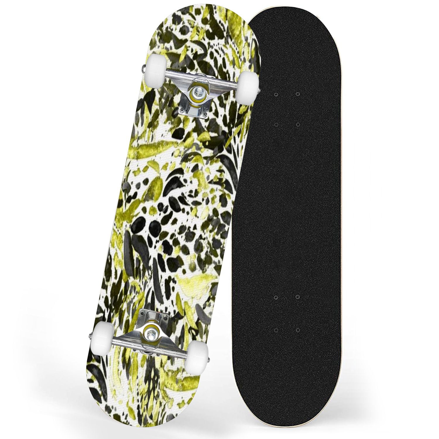 Complete Skateboards for Beginners,7 Layer Canadian Maple Double Kick ...