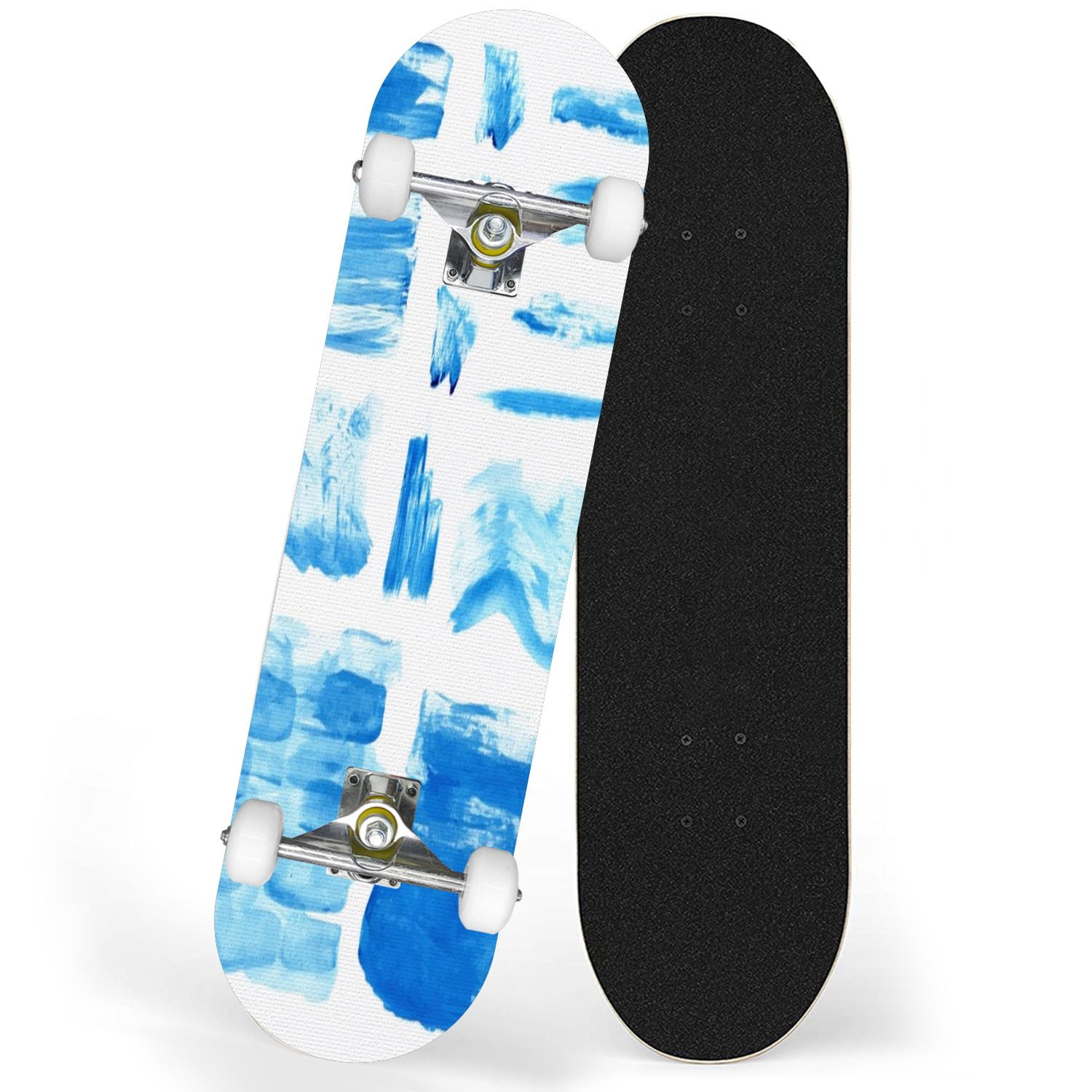 Complete Skateboards for Beginners,7 Layer Canadian Maple Double Kick ...