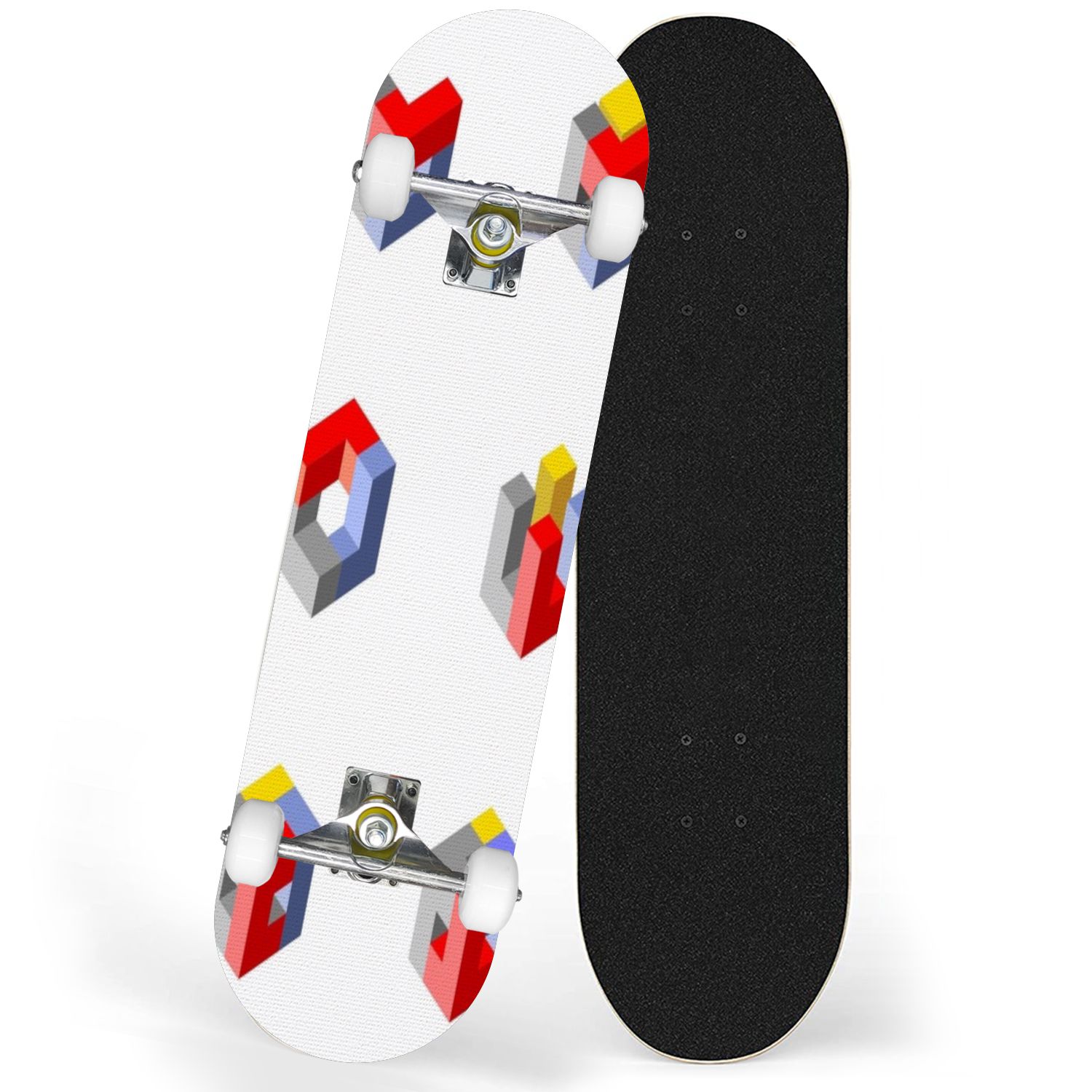 Complete Skateboards for Beginners,7 Layer Canadian Maple Double Kick ...