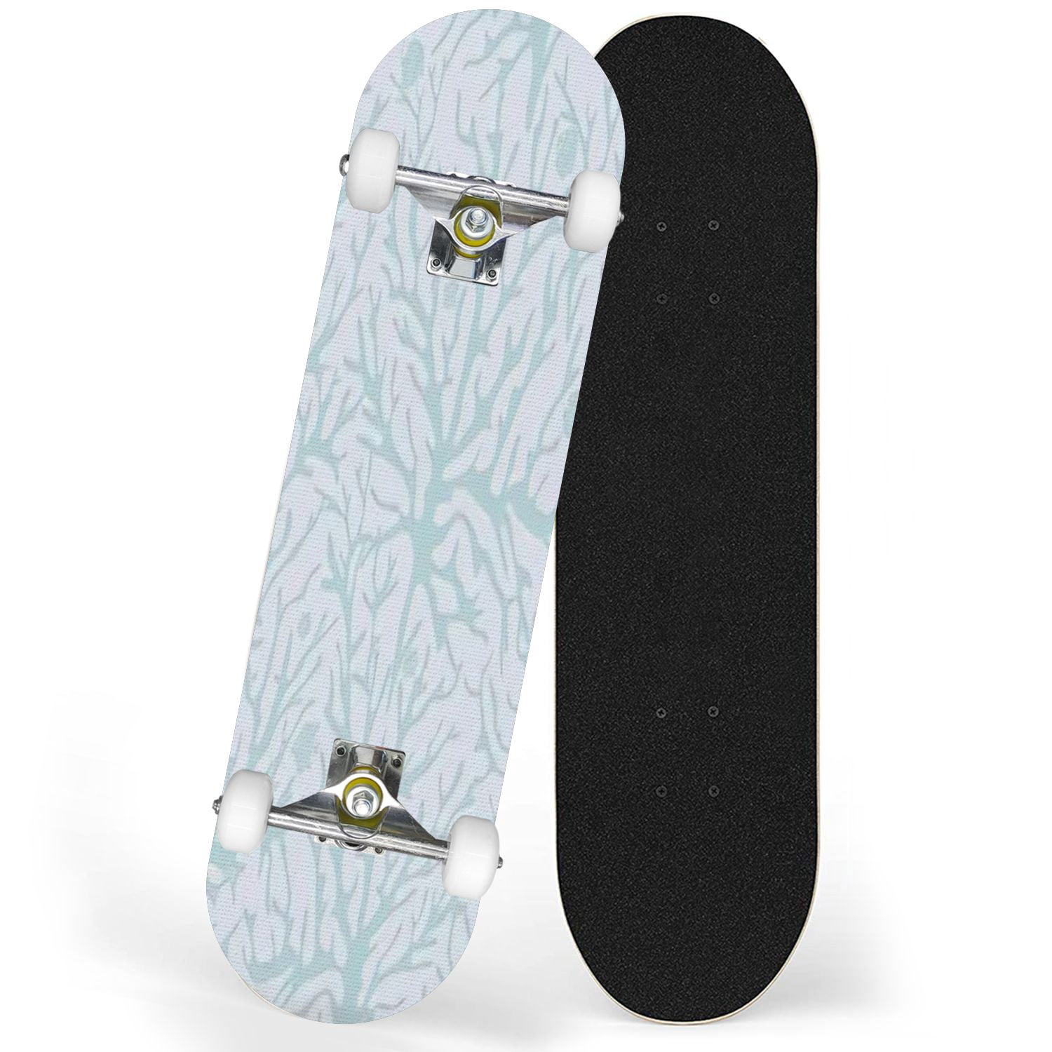 Complete Skateboards for Beginners,7 Layer Canadian Maple Double Kick ...
