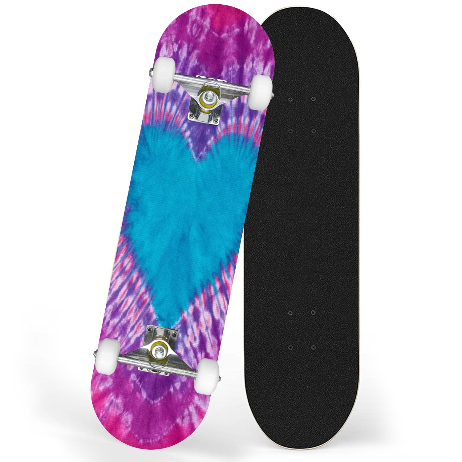 Complete Skateboards for Beginners,7 Layer Canadian Maple Double Kick ...