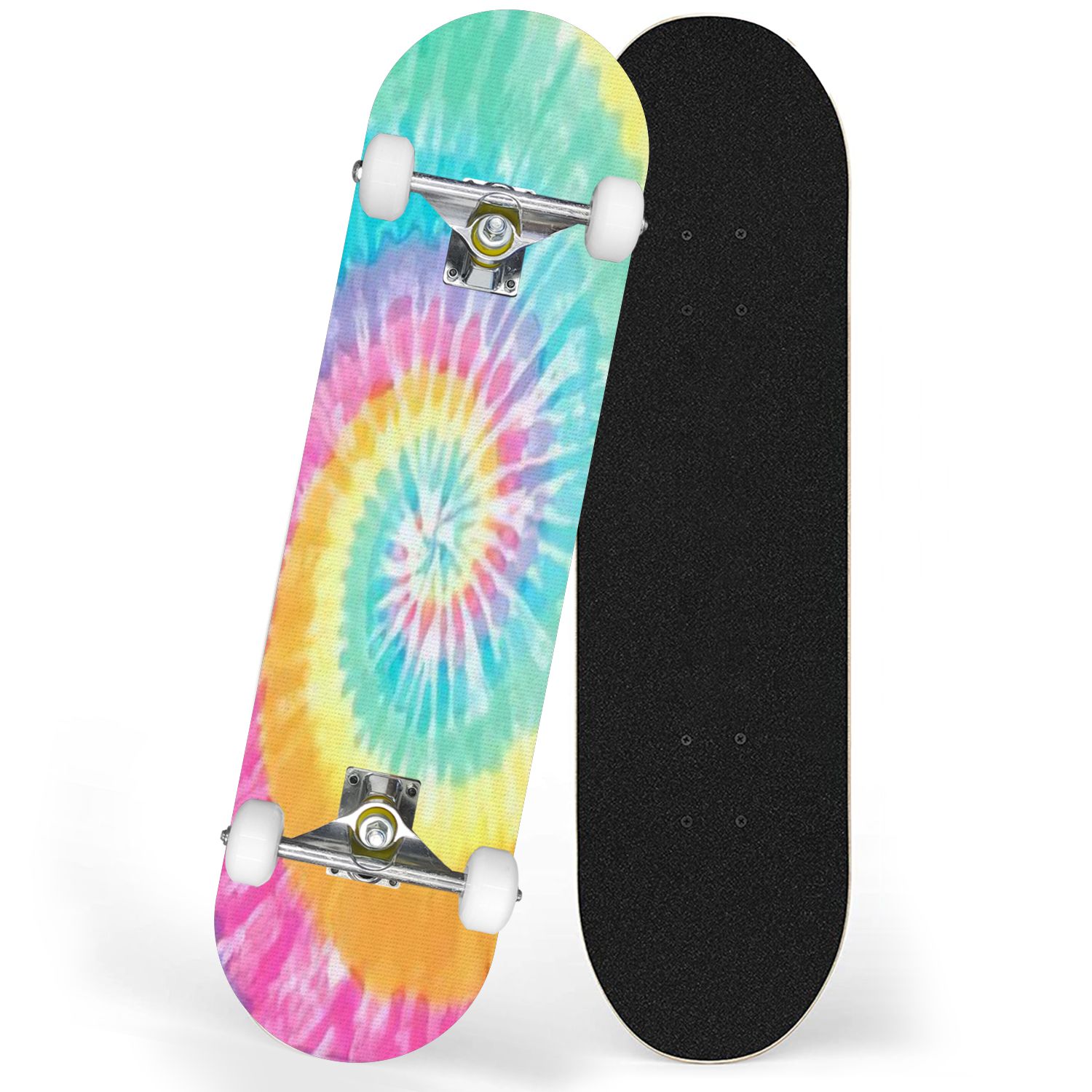 Complete Skateboards for Beginners,7 Layer Canadian Maple Double Kick ...