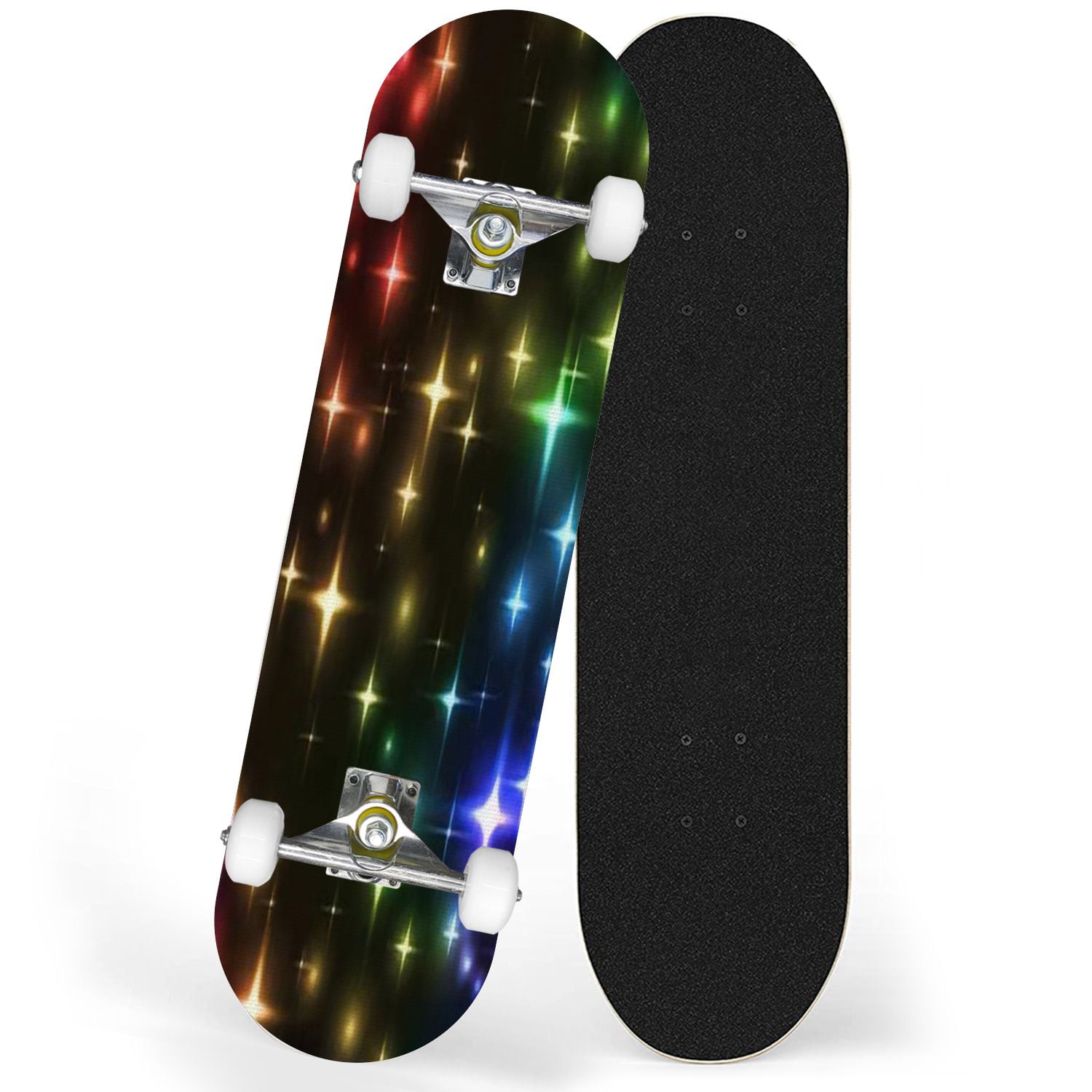 Complete Skateboards For Beginners,7 Layer Canadian Maple Double Kick ...