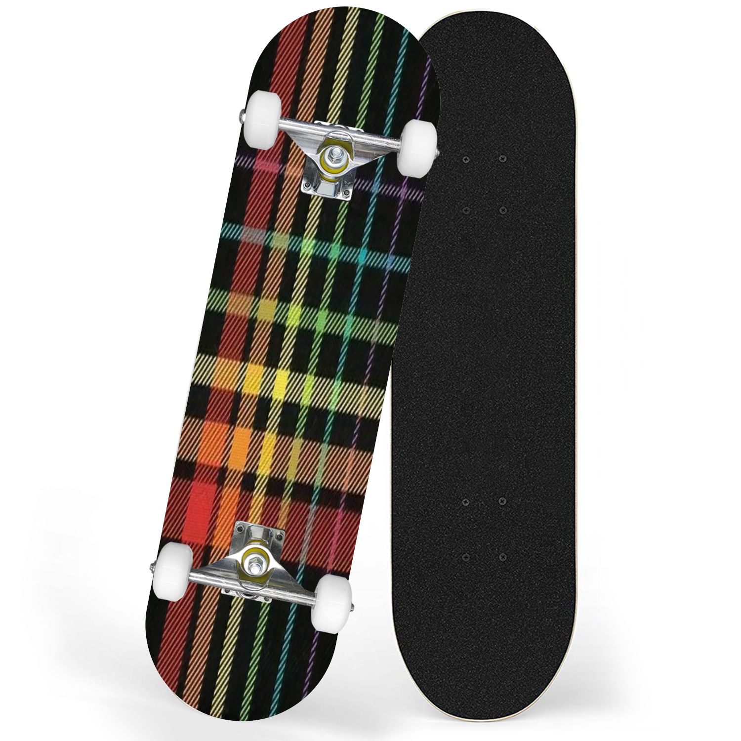 Complete Skateboards For Beginners,7 Layer Canadian Maple Double Kick ...