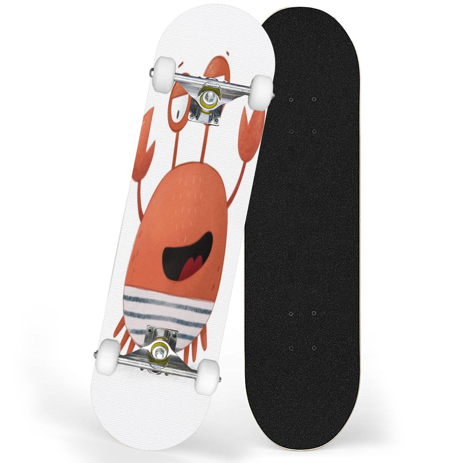 Complete Skateboards for Beginners,7 Layer Canadian Maple Double Kick ...