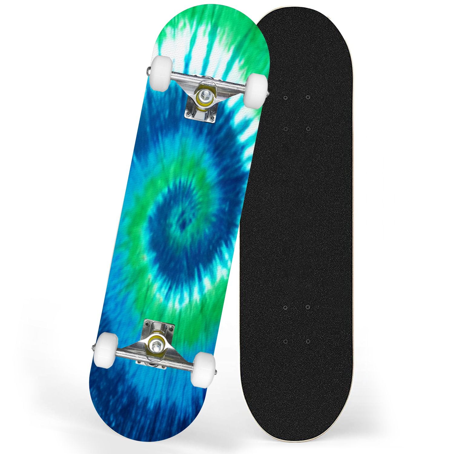 Complete Skateboards for Beginners,7 Layer Canadian Maple Double Kick ...