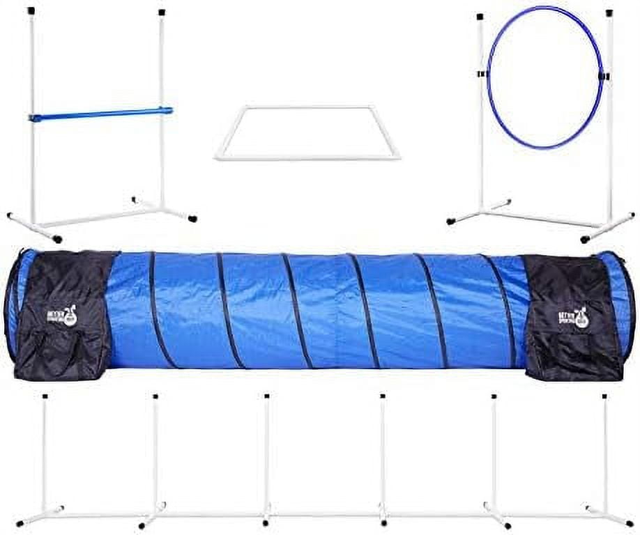 Complete Starter Agility Set for Dogs | 5 Piece Dog Agility Kit ...