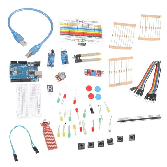 Complete Starter Kit For UNO R3 Mini-Breadboard LED Jumper Wire Button ...