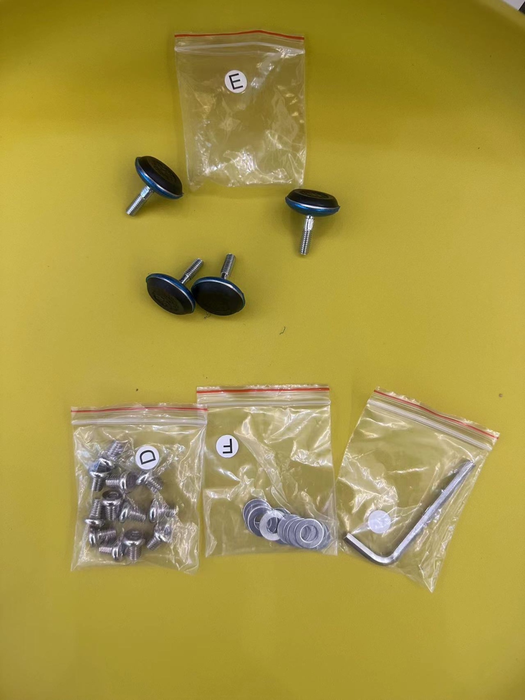Complete Steel Bolts and Nuts Kit for Table Assembly with Adjustable ...