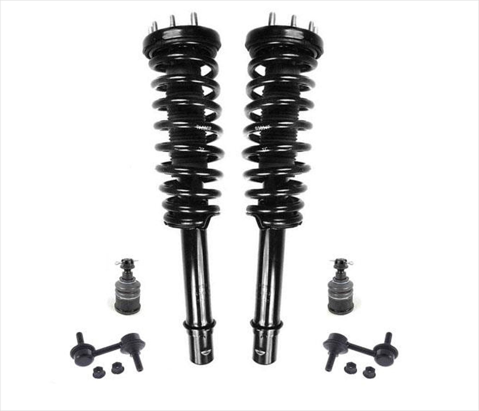 Complete Strut And Coil Spring Assemblys Ball Joints For Acura Tsx 6pc