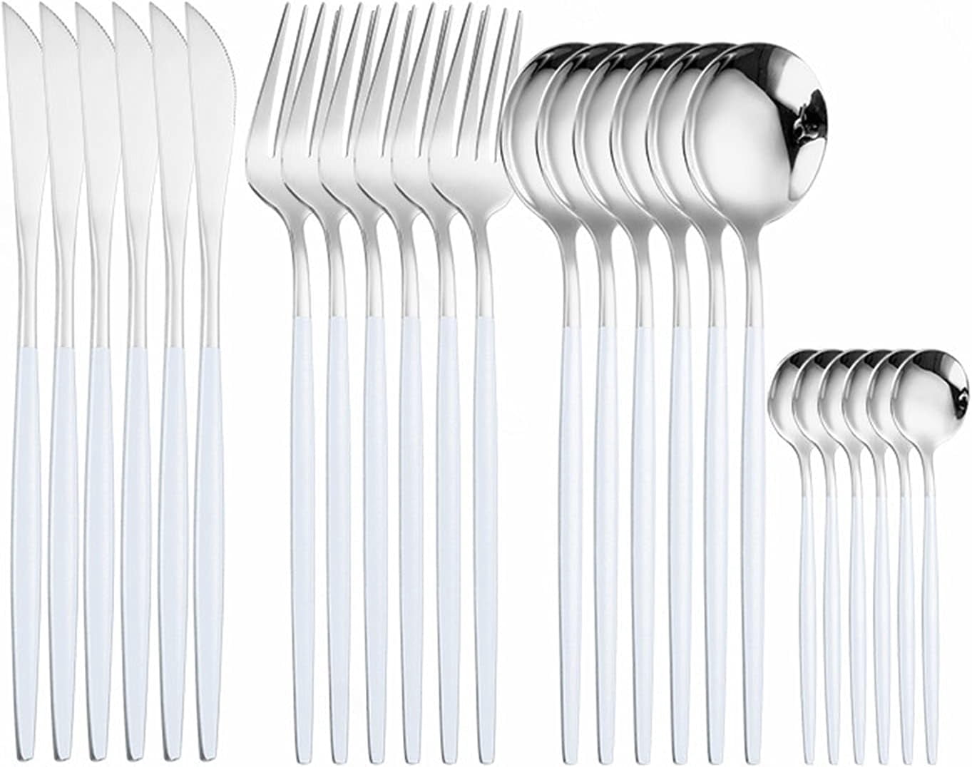 Complete Tableware Cutlery Set Gold Western Stainless Steel Cutlery Set ...