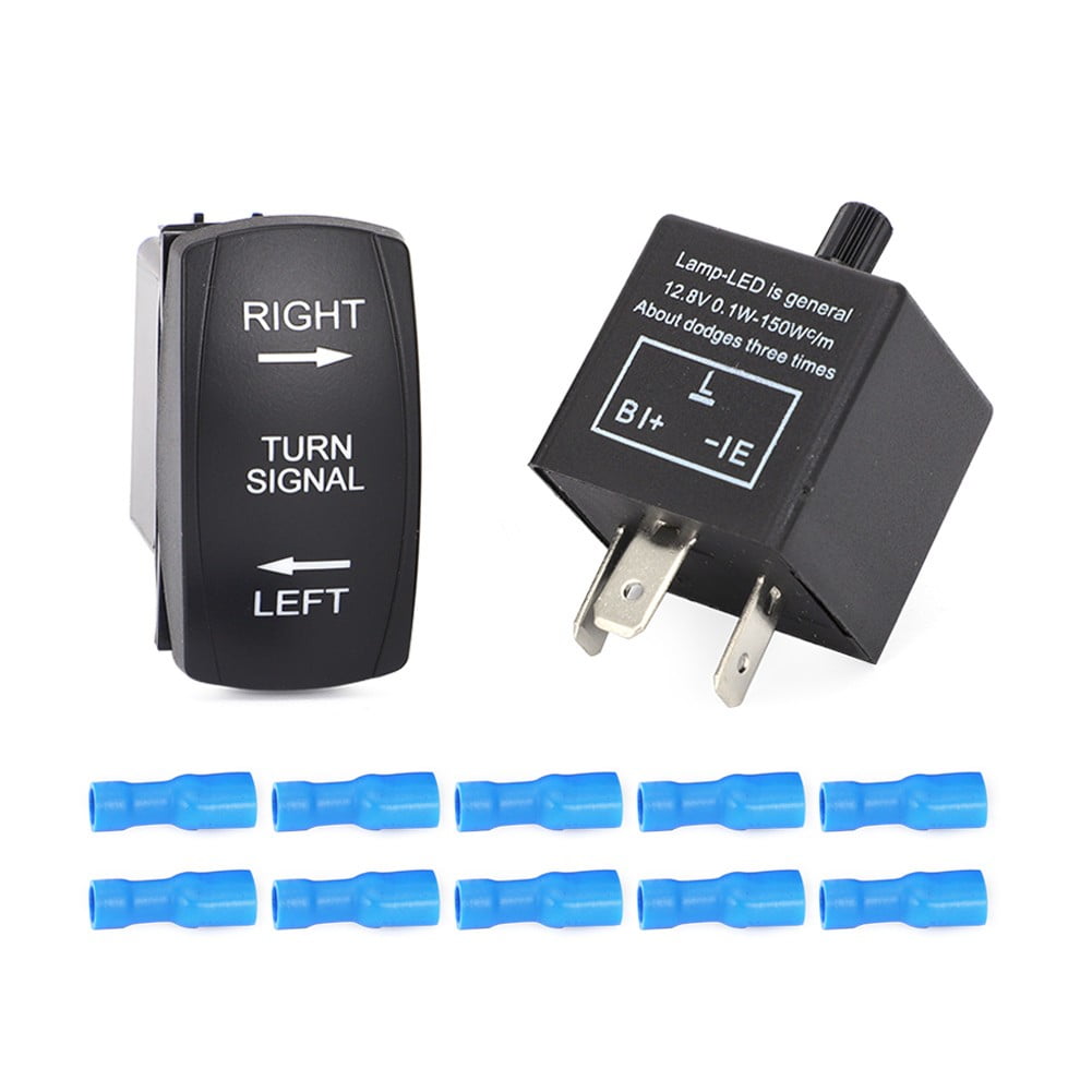 Complete Turn Signal Switch Kit With Flasher Relay For Custom Machines ...