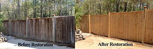 Complete Wood Cleaner & Wood Brightener Kit for Wood Decks, Wood Fences ...