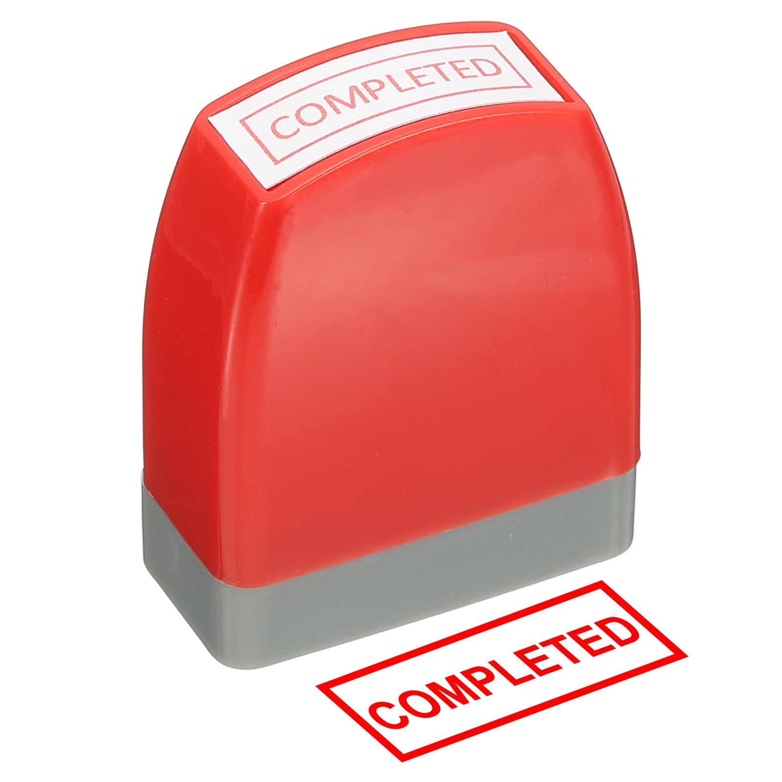 Completed Notice Stamp Self Inking, Red Ink Office Stamps Pre Inked ...