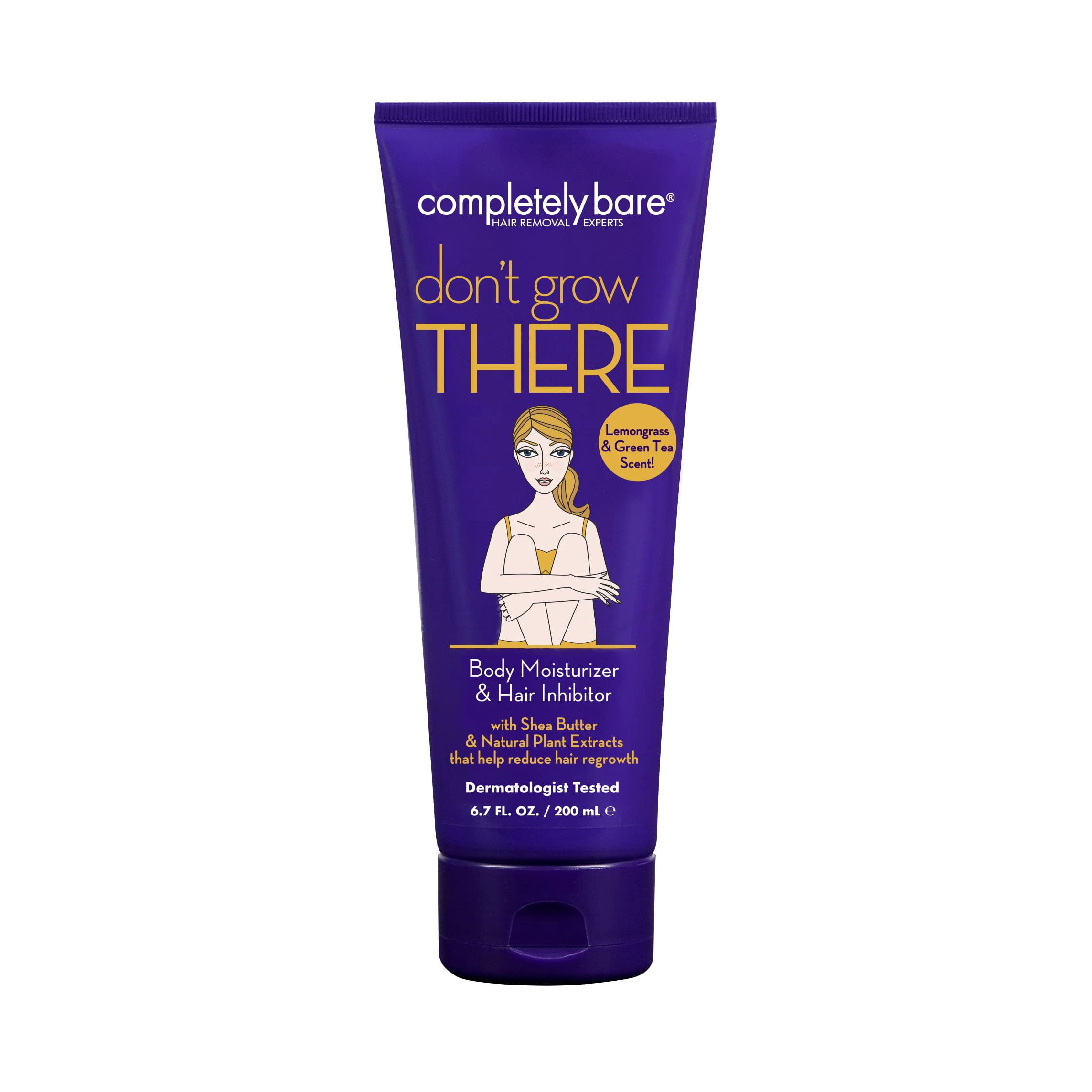 Completely Bare don't grow TSF6 THERE Body Moisturizer & Hair Inhibitor ...