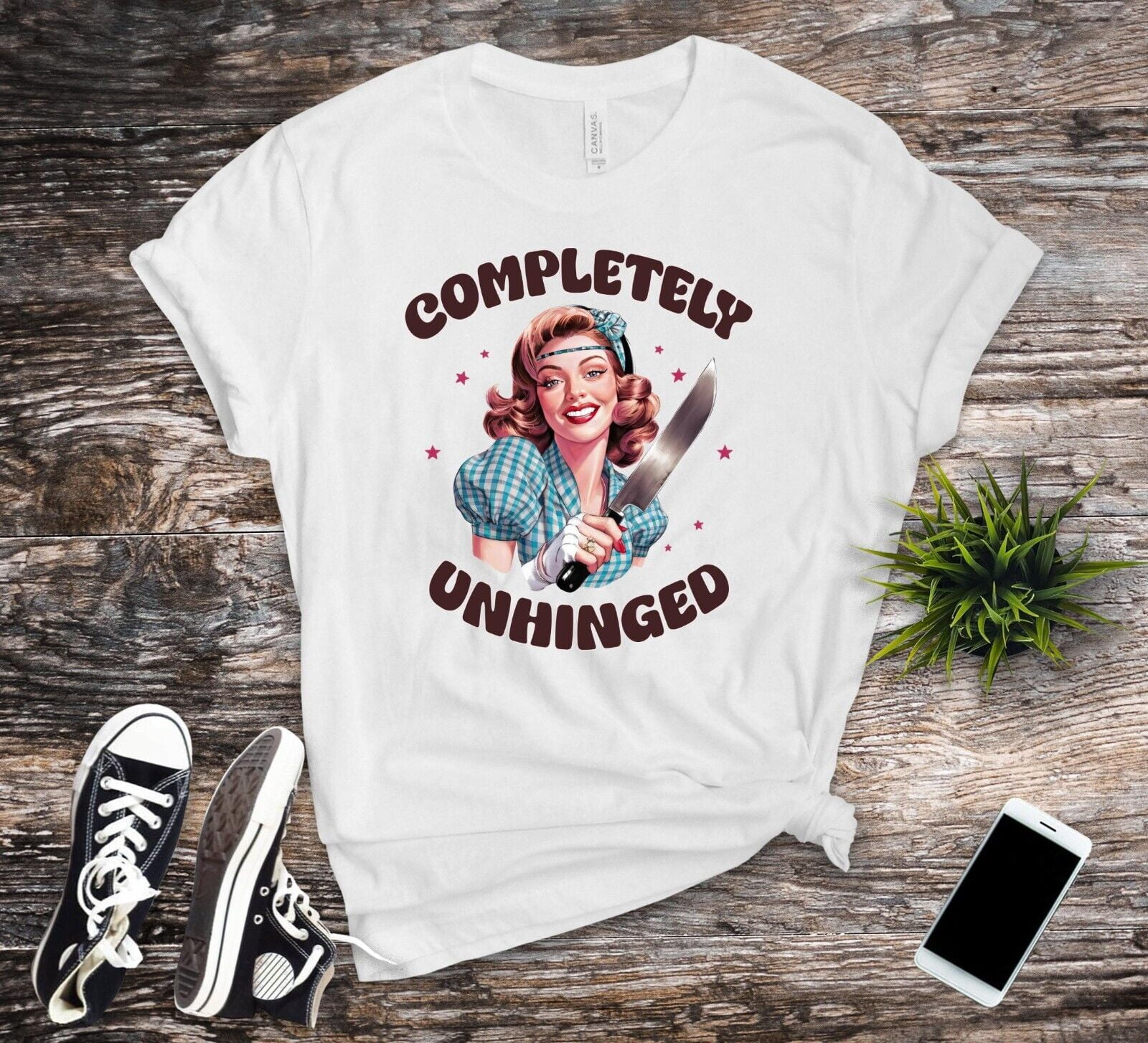 Completely unhinged T-Shirt - Walmart.com