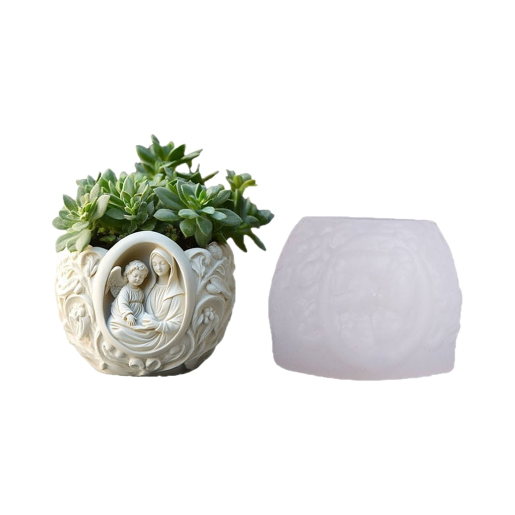 Complex Abstinent Elastomer Molding Cast For Artisanal Jewelry Concrete ...