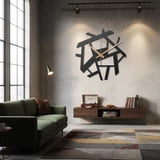 Complex Metal Wall Clock - Walmart.com