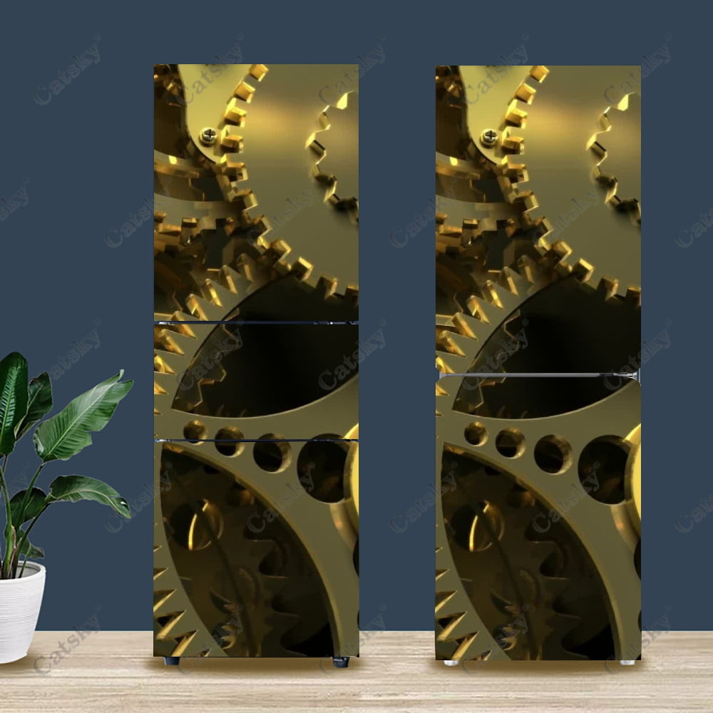 Complex Technology Gear Refrigerator Stickers Home Decor Kitchen Murals ...