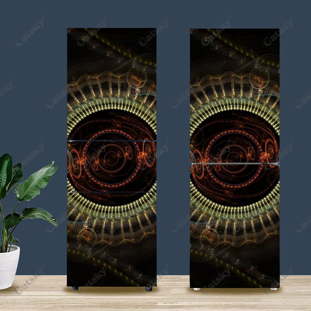 Complex Technology Gear Refrigerator Stickers Home Decor Kitchen Murals ...
