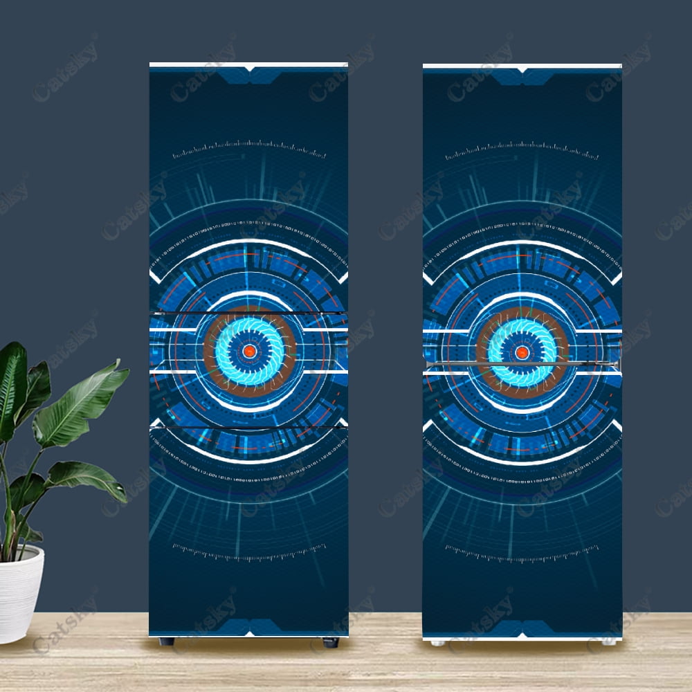 Complex Technology Gear Refrigerator Stickers Home r Kitchen Murals DIY ...