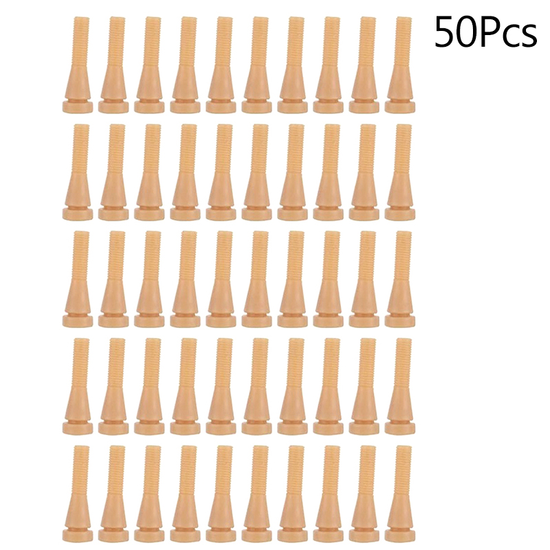 (Complexion 50Pcs) Poultry Rubber Rod Pigeon Quail Length 60 MM Rubber ...