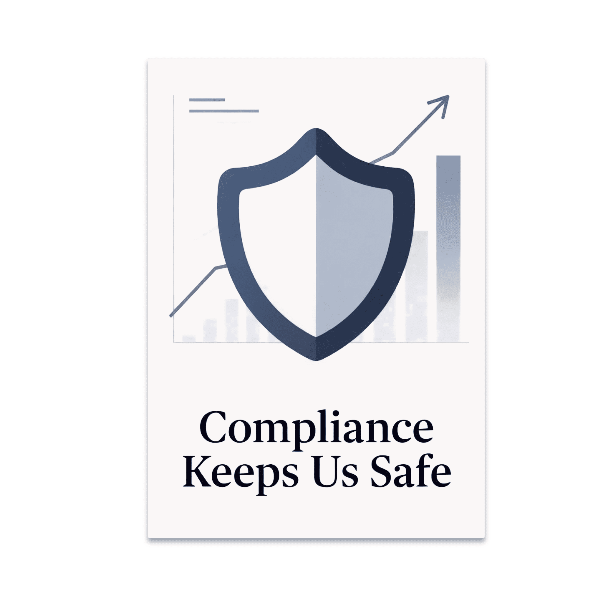 Compliance Keeps Us Safe - Corporate Office Decor - 13x19 Poster Print ...