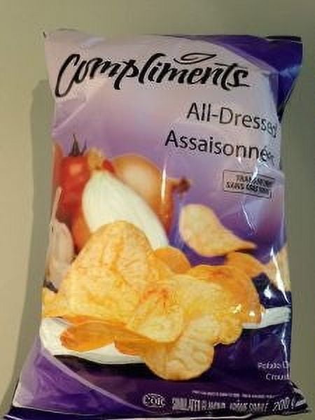 Compliments All Dressed Potato Chips, 200g/7.1 oz.Bag, {Imported from ...