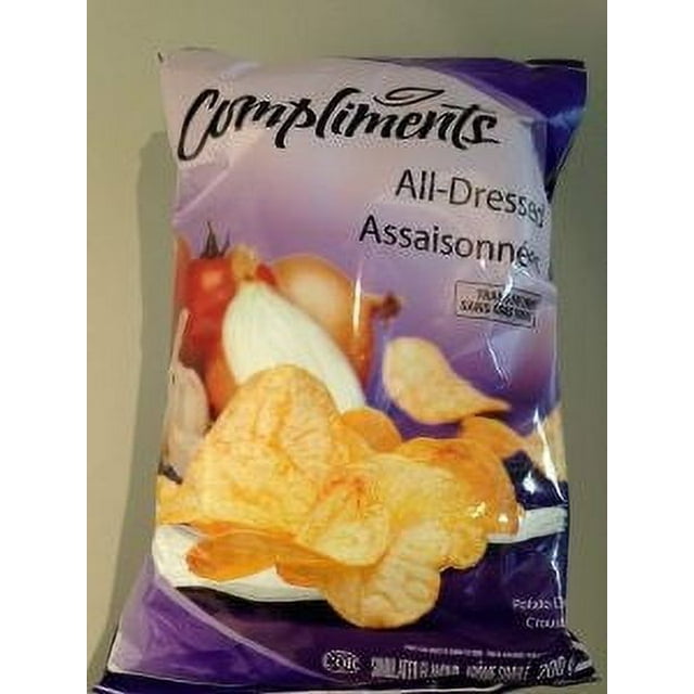Compliments All Dressed Potato Chips, 200g/7.1 oz.Bag, {Imported from ...