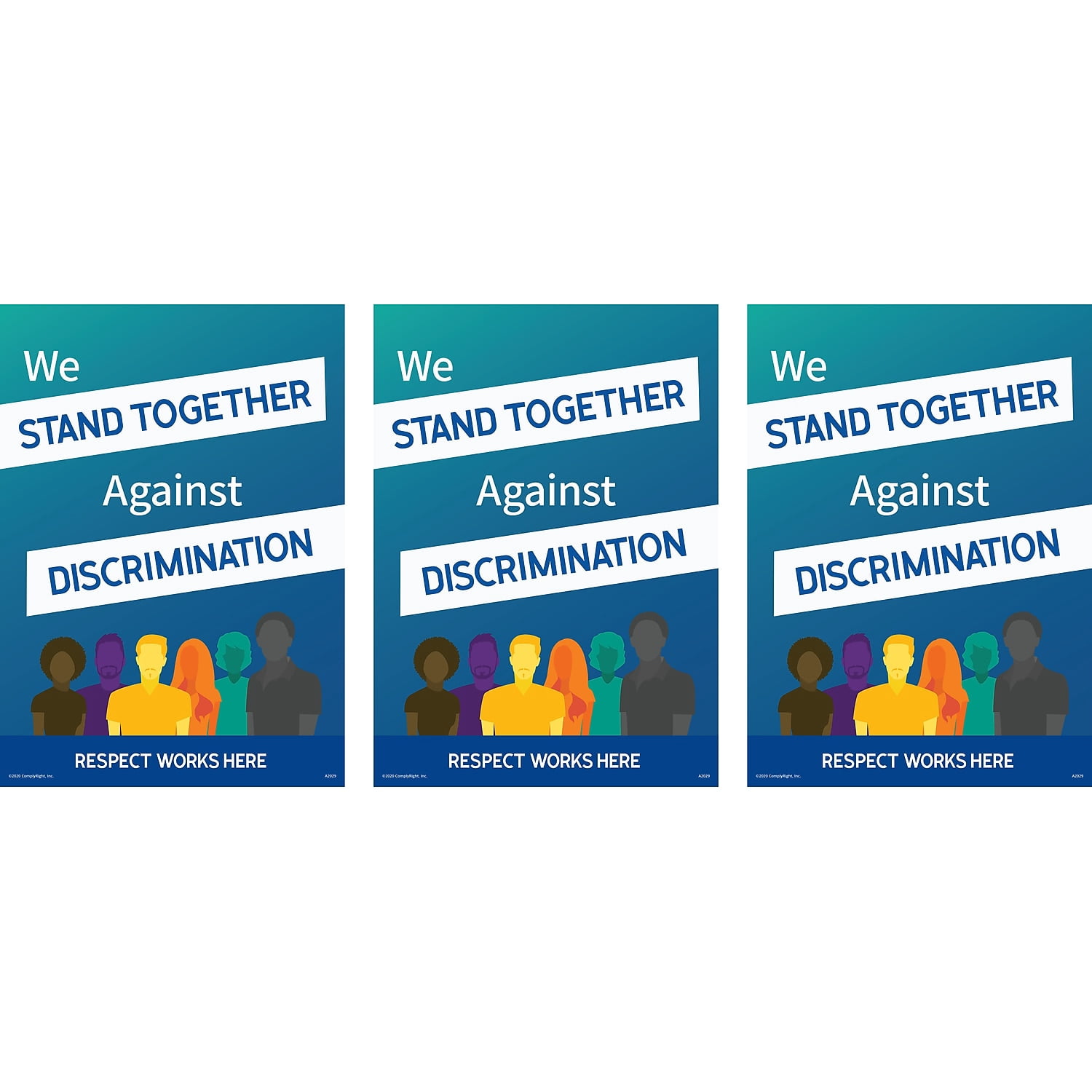 ComplyRight Respect Works Here Workplace Policies Poster 3/Pack ...