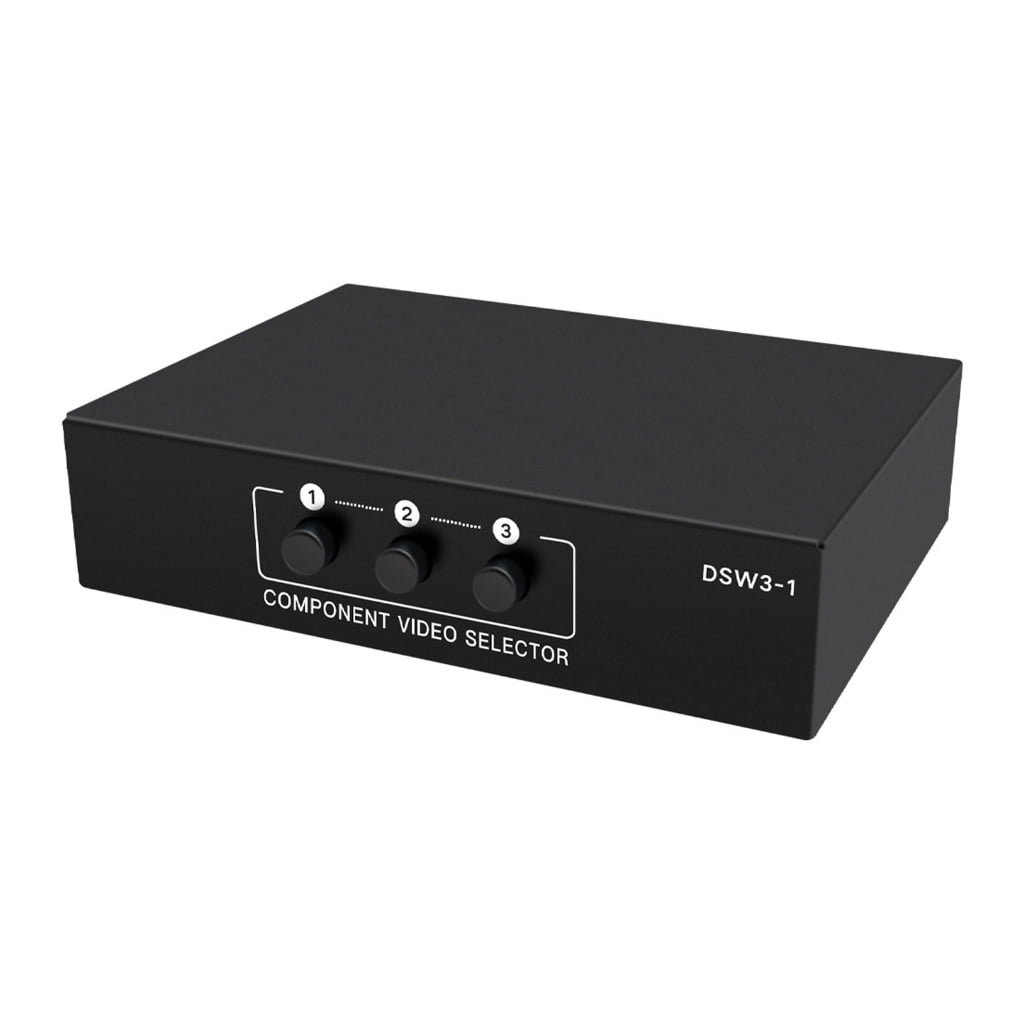 Component AV Video Switchers Box 3Port 5RCA YPbPr Cable Component AV ...