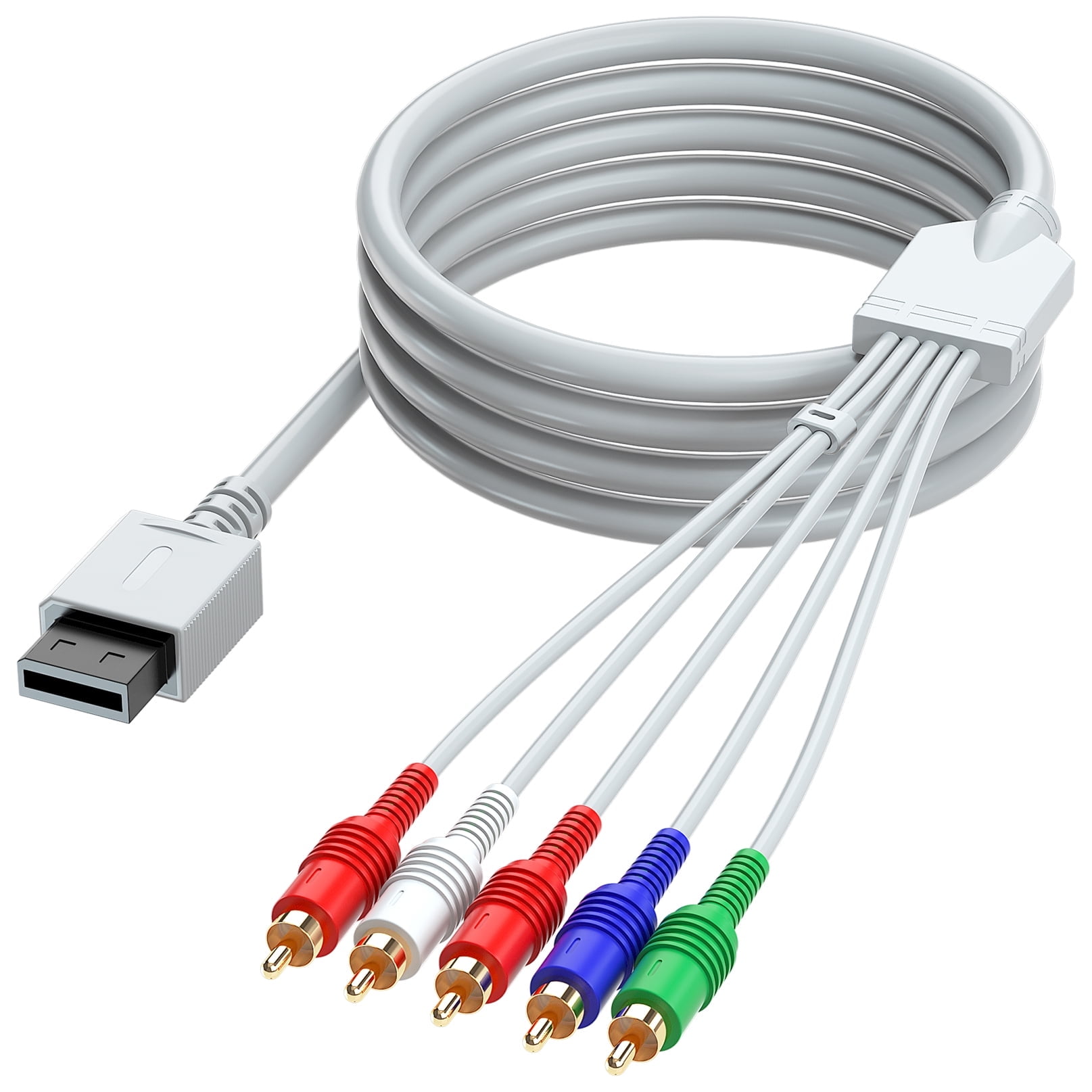 Component YPbPr HD Cable Compatible with Wii/Wii U to HDTV-EDTV(HD 480P ...