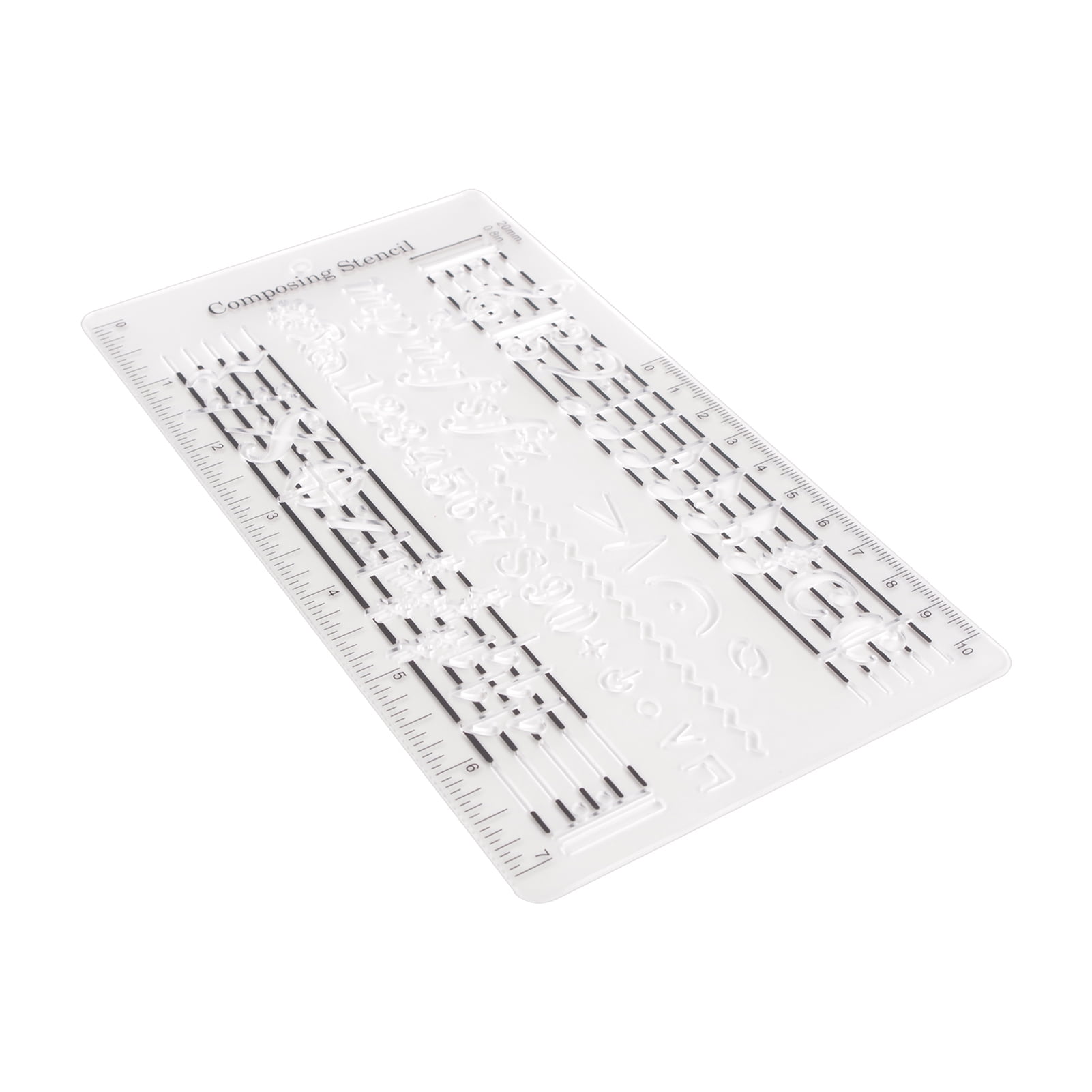 Composer Painting Ruler,Dual Scales Composer Template Sheet Scales ...