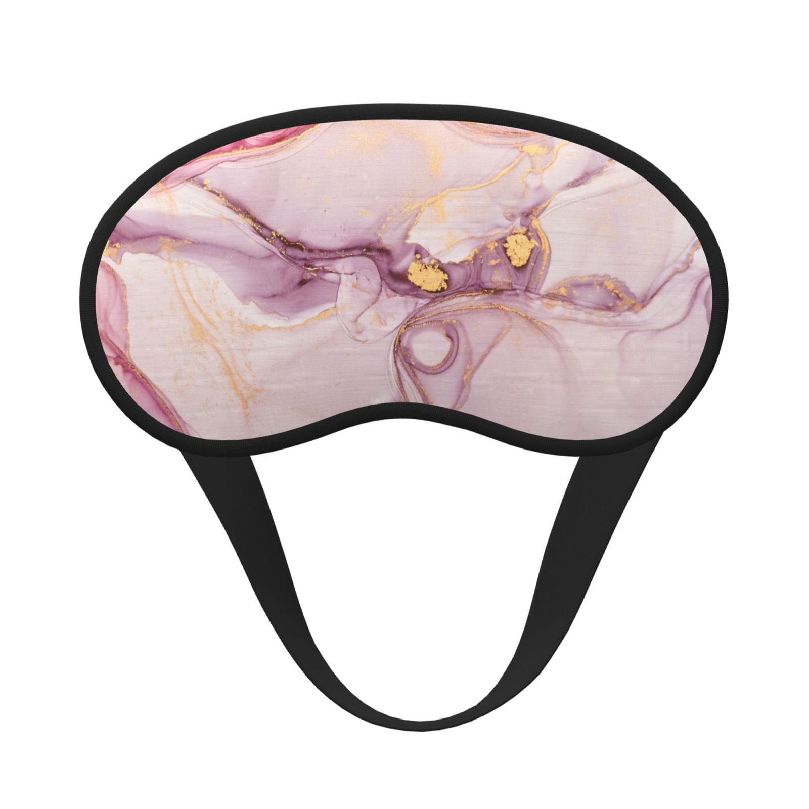 Composite Cloth Black Edge Eye Mask 7.7×3.9in Soft Elastic Elastic ...