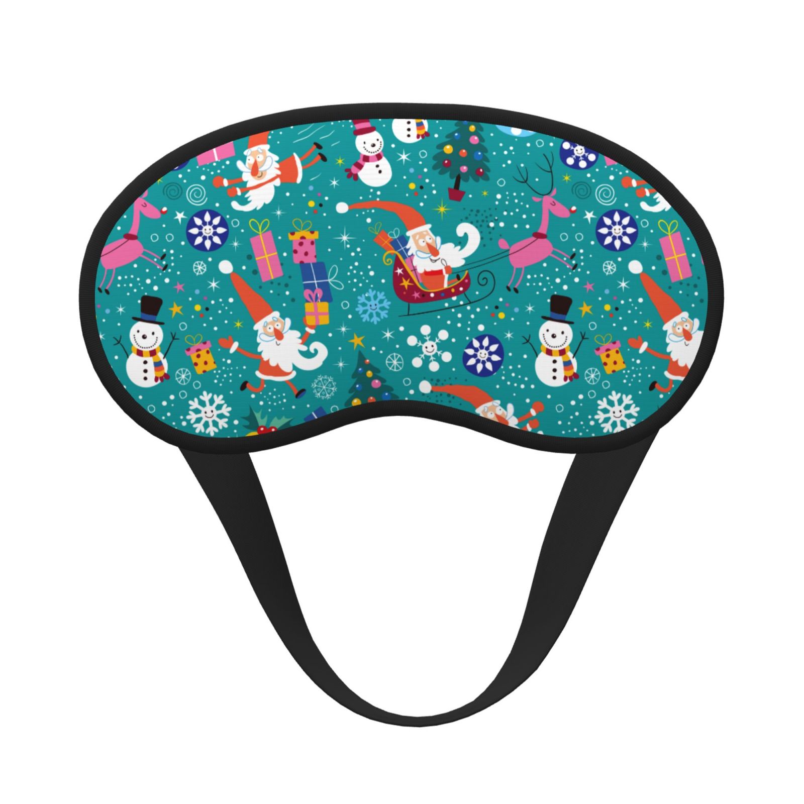 Composite Cloth Black Edge Eye Mask 7.7×3.9in Soft Elastic Elastic ...