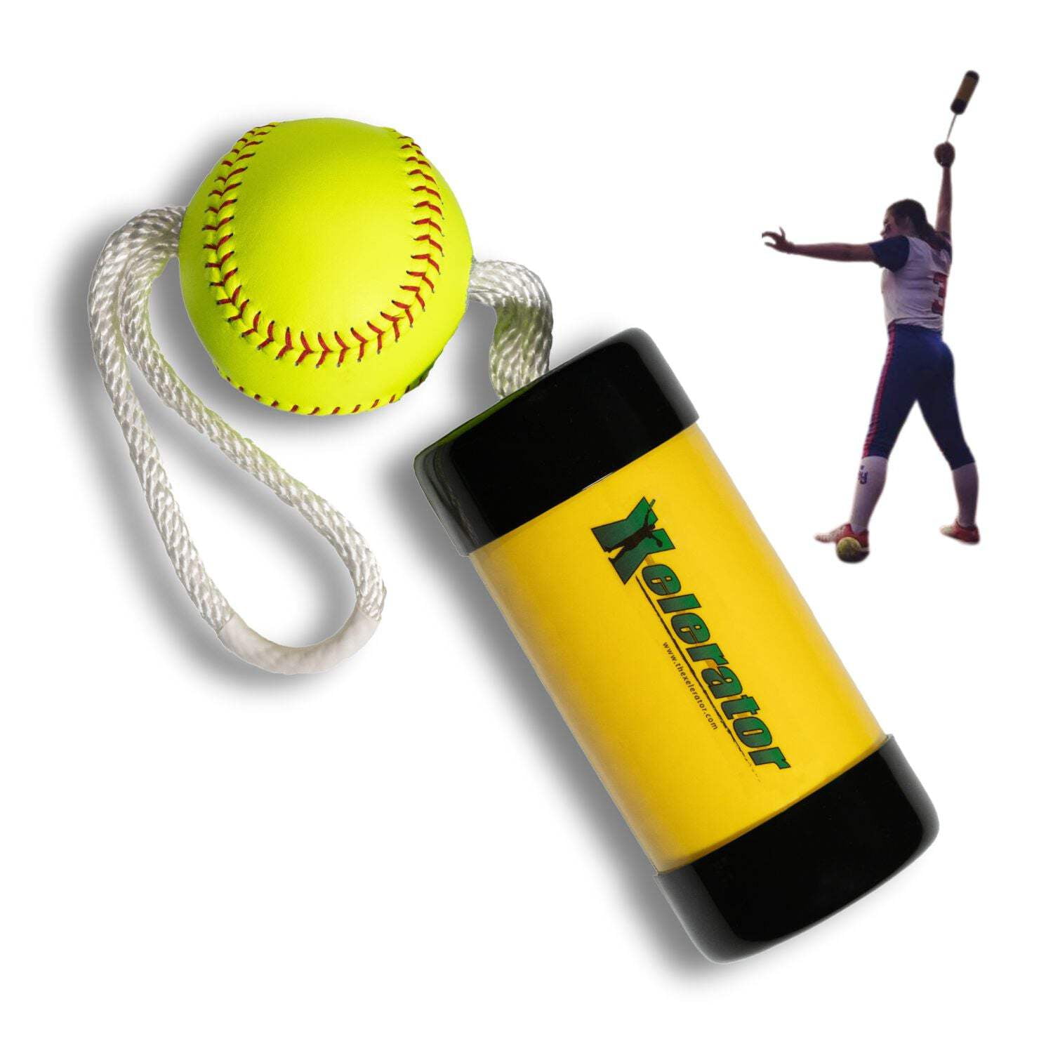 The Composite Xelerator Fastpitch Softball Pitching Trainer - Improve ...