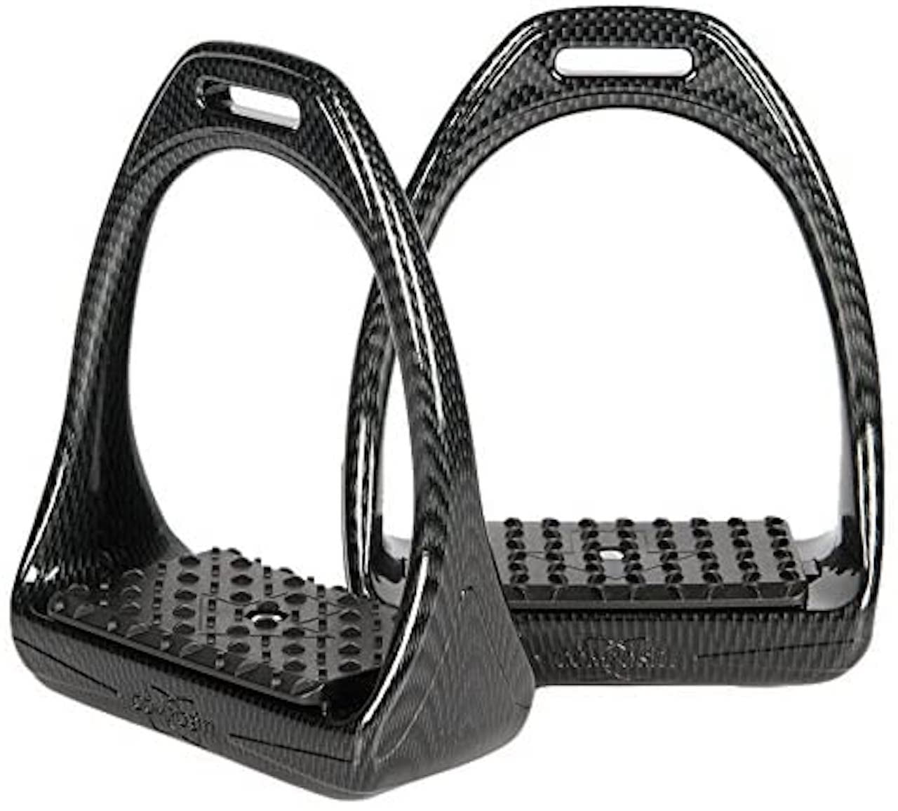Compositi® Reflex 3D Swivel Action Wide Track Stirrups (Black, 4.75 ...