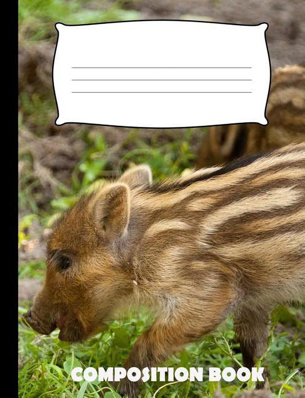 Composition Book: Hog Composition Notebook Wide Ruled (Paperback ...