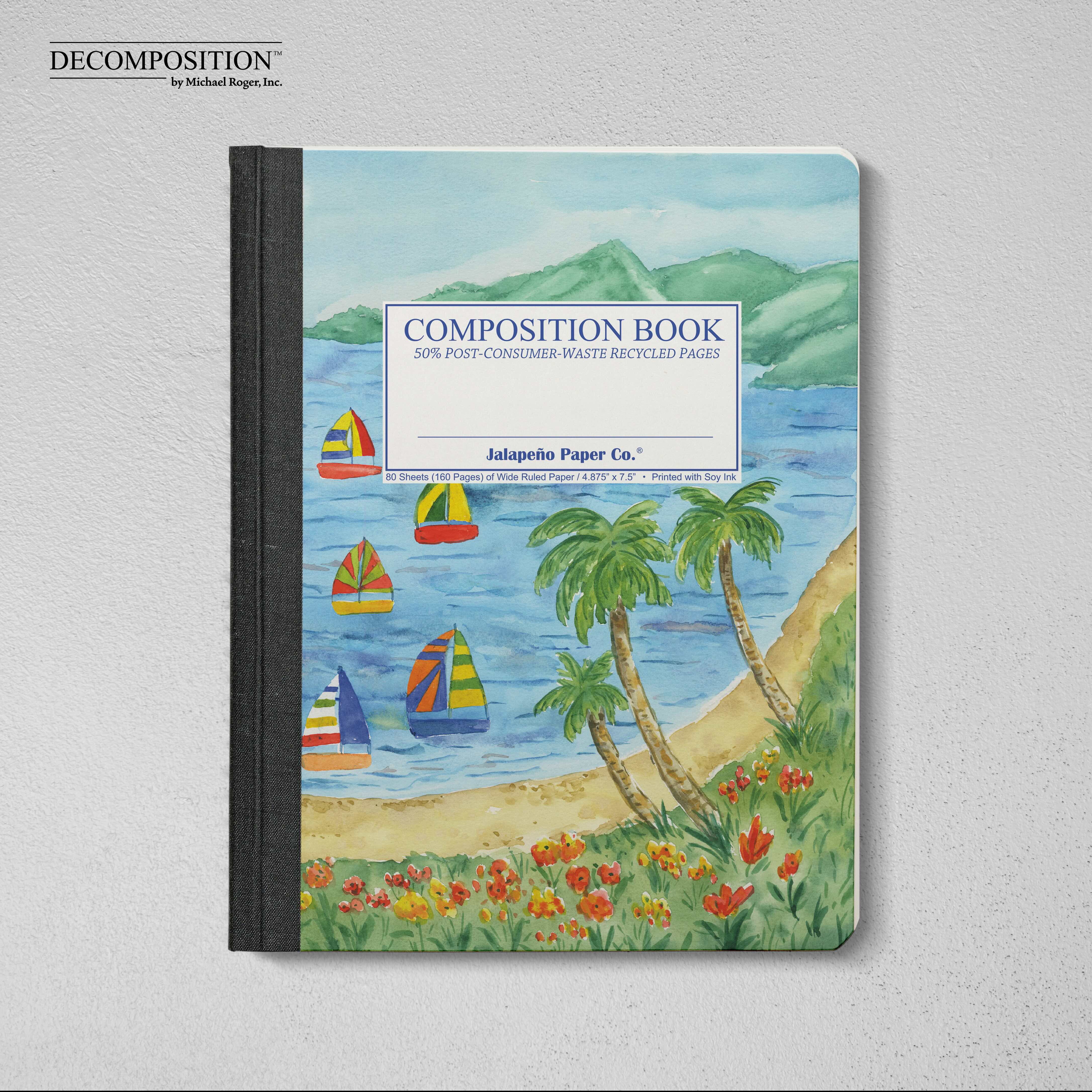 Composition Book Sailboats - Walmart.com