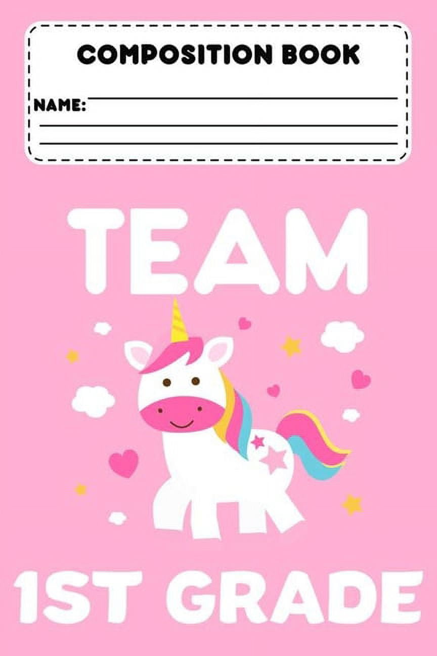 Composition Book Team 1st Grade: 1st Grade Primary Composition Paper ...