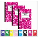 New 2025 Composition Book Wide Ruled-30 Sheets/60 Pages, Marble, 5.51 ...