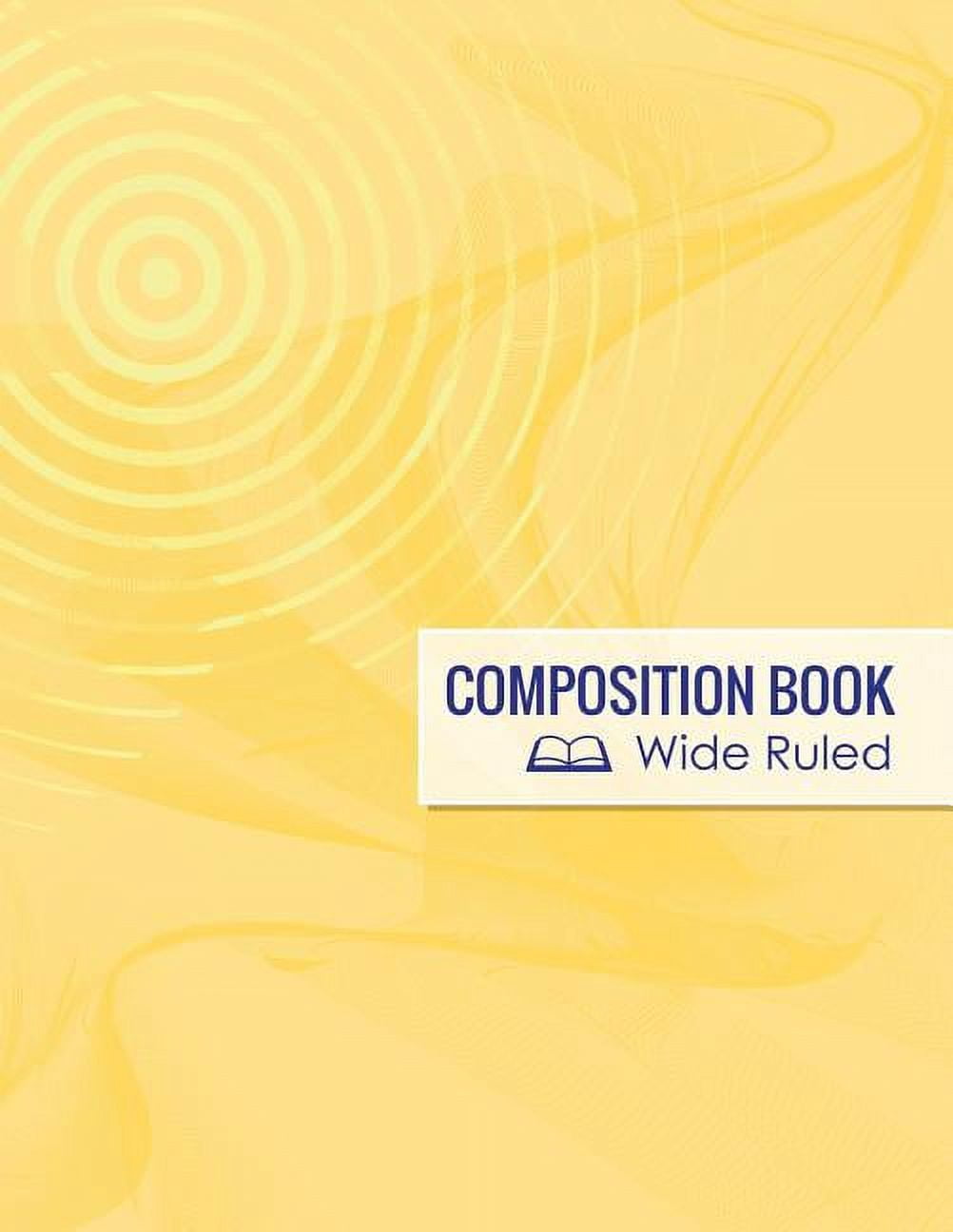 Composition Book, Wide Ruled (Paperback) - Walmart.com