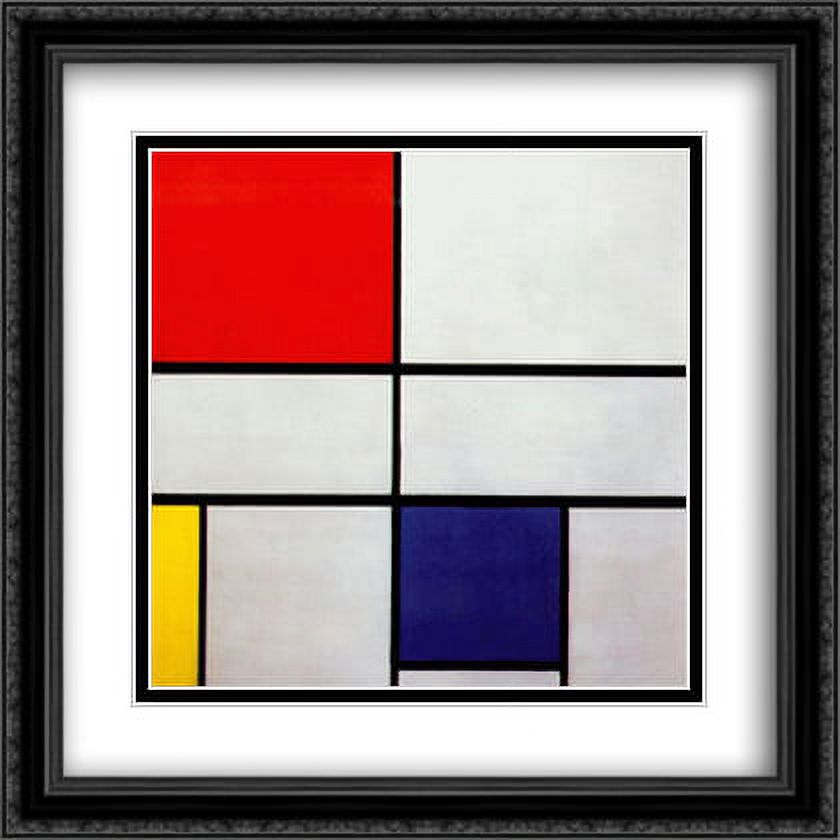 Composition C (No.III) with Red, Yellow and Blue 2x Matted 28x28 Large ...