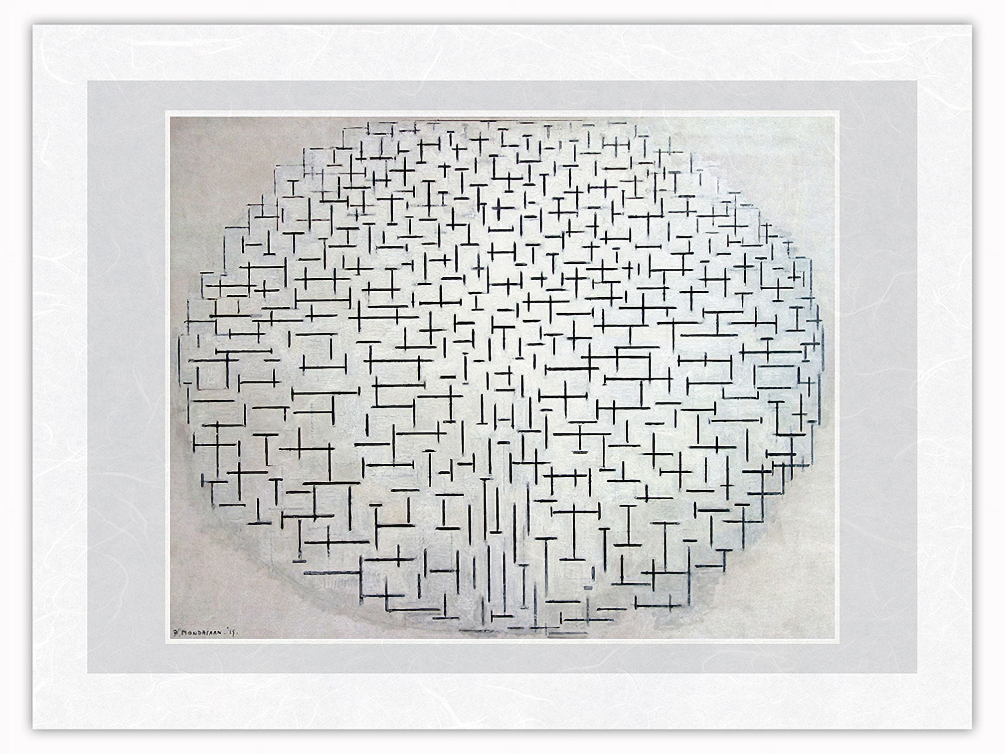 Composition No. 10 Pier and Ocean - From an Original Color Painting by ...