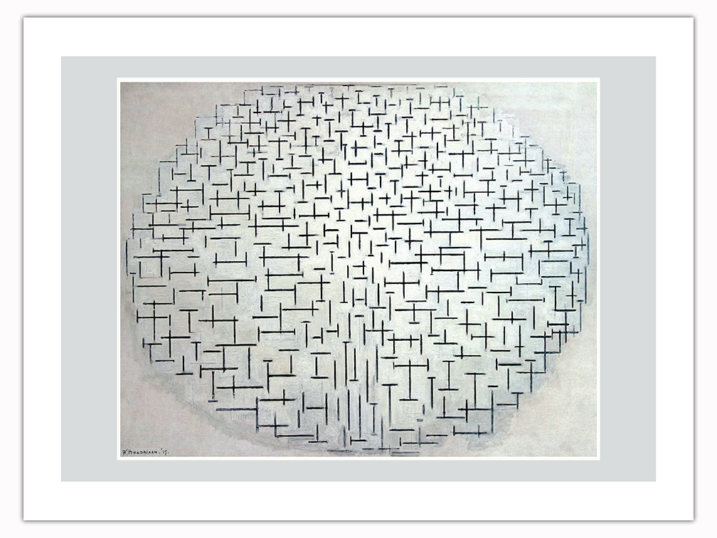 Composition No. 10 Pier and Ocean - From an Original Color Painting by ...
