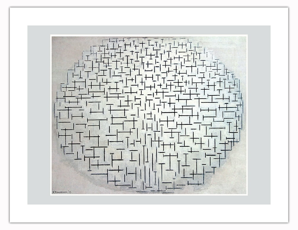 Composition No. 10 Pier and Ocean - From an Original Color Painting by ...