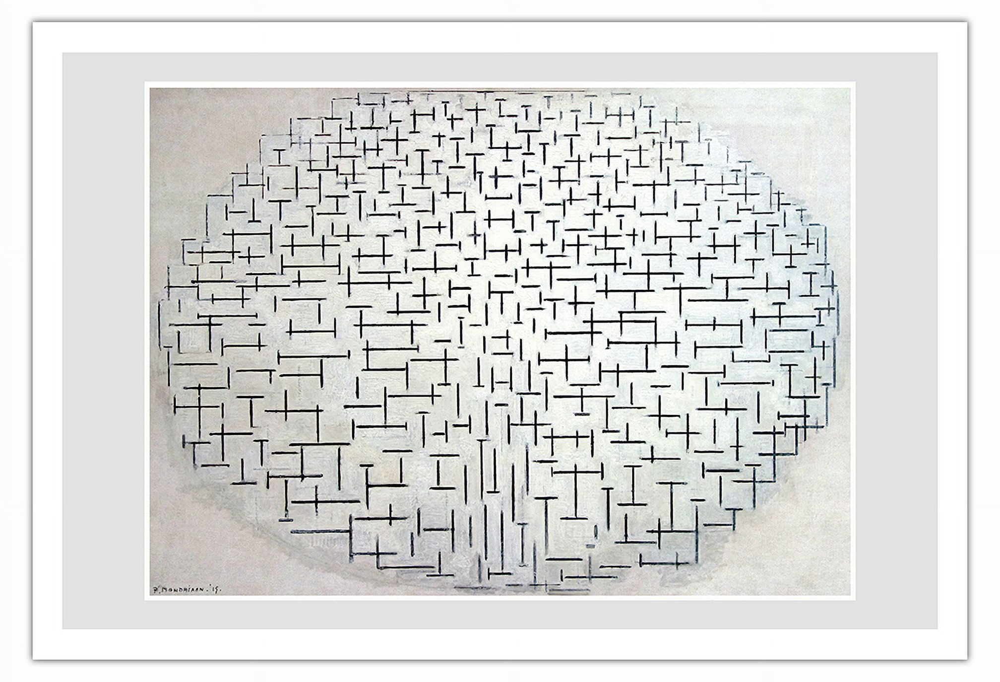 Composition No. 10 Pier and Ocean - From an Original Color Painting by ...